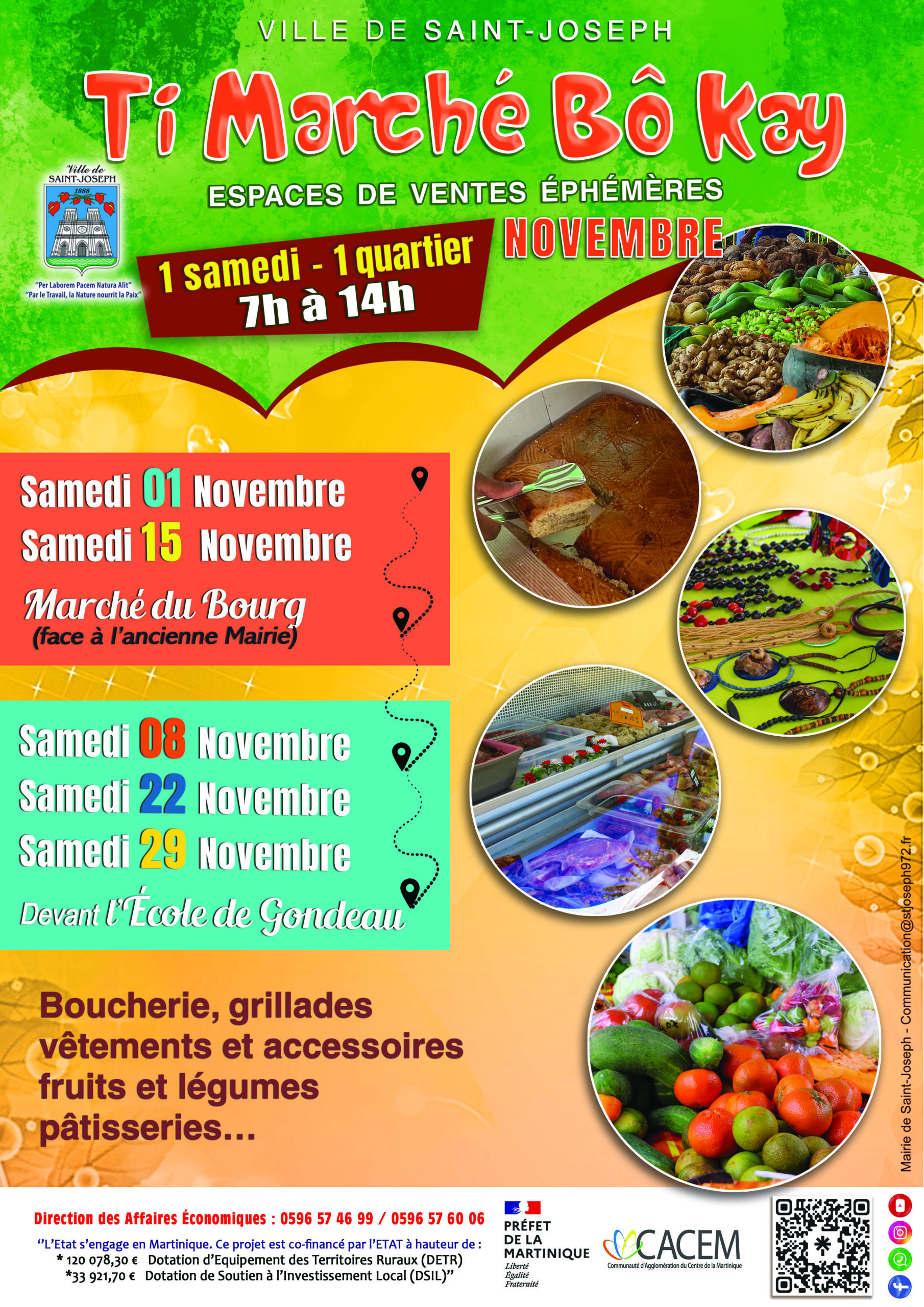 🌟 Ti Marché Bô Kay Novembre ! 🌟 – Ville de Saint-Joseph